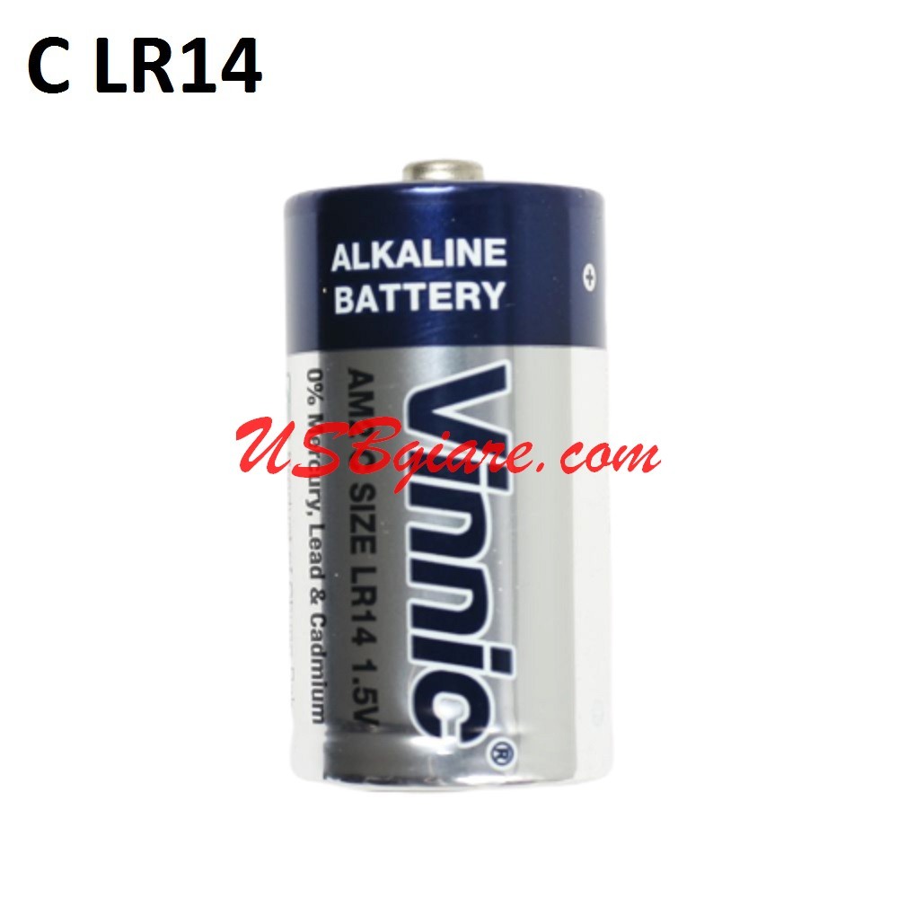 Pin trung C size AM2 LR14 E93 1.5V Alkaline Vinnic