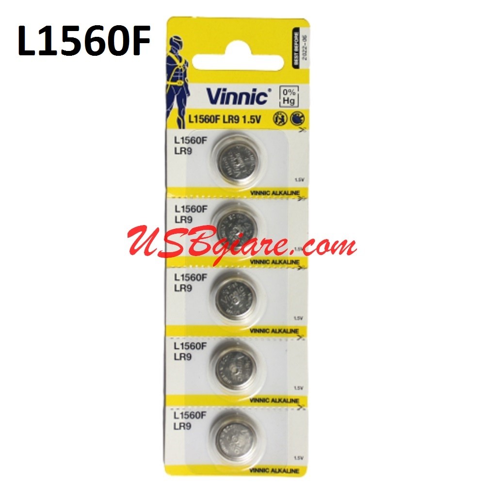 Pin LR9 L1560F PX625 V625PX EPX625 PX13 1.5V Vinnic