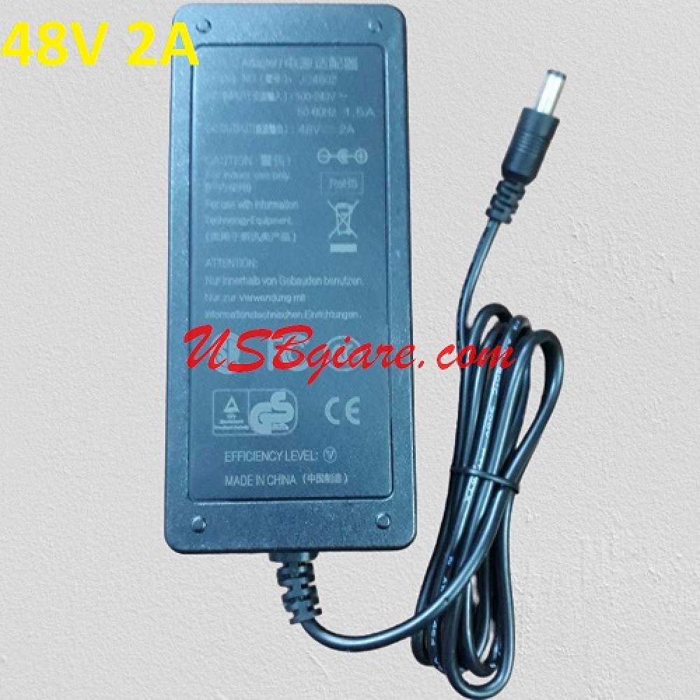 Adapter 48v 2a đầu 5,5x2,5mm JC4802