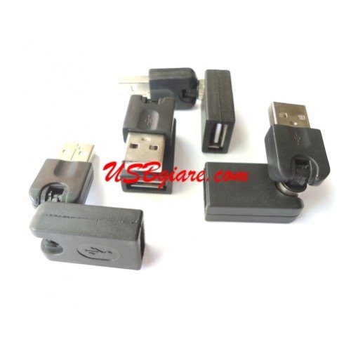 ĐẦU NỐI USB ĐỰC CÁI XOAY 360 ĐỘ