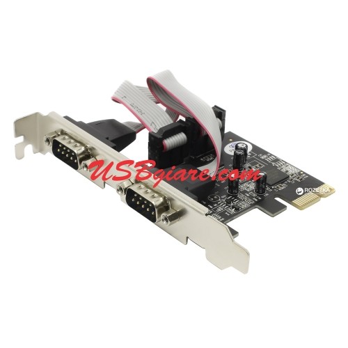Card PCI Express sang RS232 DB9 (2Ports) PE-C9