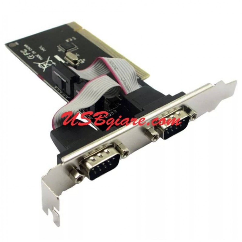 Card PCI sang DB9 / COM 9 - PC PCI to 2x RS232 eZhou
